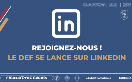 Le District se lance sur LinkedIn ! – DISTRICT DE L'EURE DE FOOTBALL