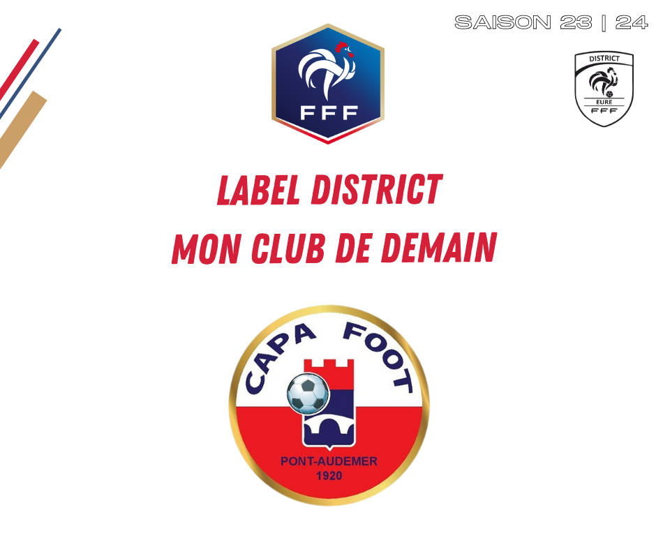 LABELS CLUBS – DISTRICT DE L'EURE DE FOOTBALL